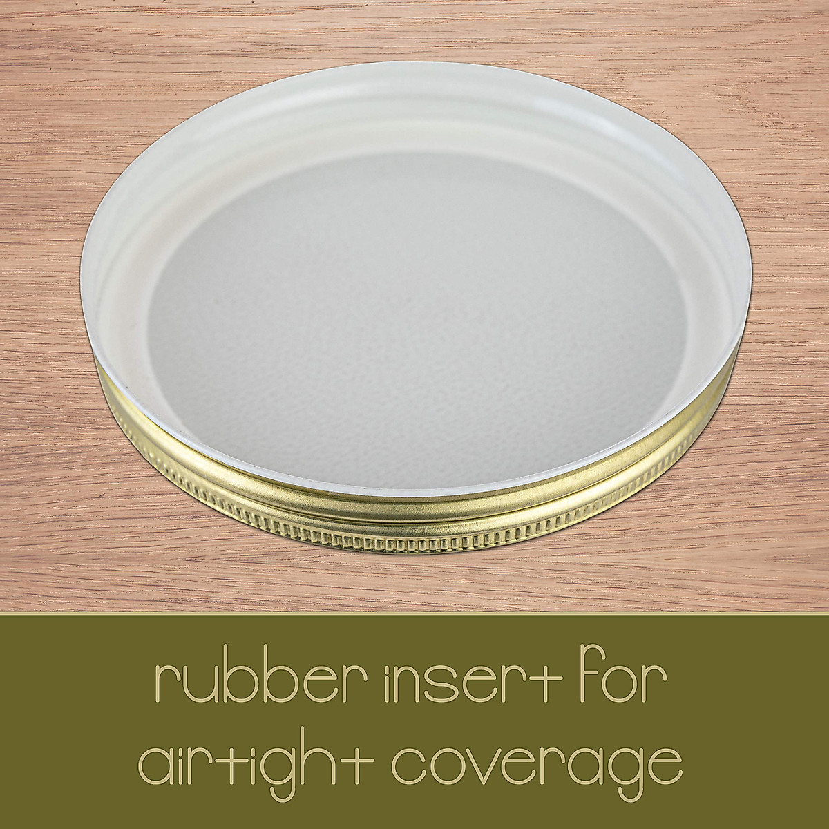 kitchentoolz 6 Pack of Glass Mason Jar Half Gallon Wide Mouth with Airtight Metal Lid - Safe for Fermenting Kombucha Kefir, Herb Drying & Extraction Curing Pickling, Storing and Canning