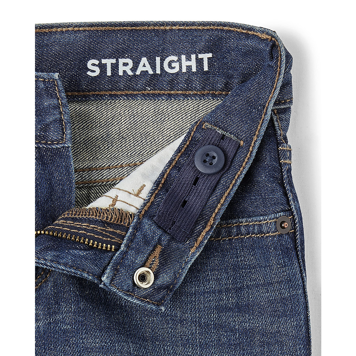 The Children's Place boys Basic Straight Leg Jeans, Carbon Wash/Deep Blue Wash/Dk Juptier 3 Pack, 6 US