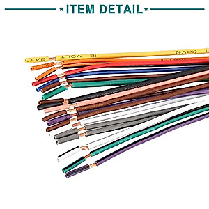 ACROPIX Car CD Player Wiring Harness Speaker Wire Adapter Fit for Ford Explorer White