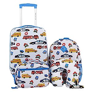 Travelers Club 5 Piece Kids' Luggage Set, First Responders