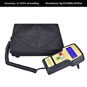 Aain® LX36575D A/C Refrigerant Scale HVAC Scale Charging Weight Scale Digital with Case for HVAC 220lbs
