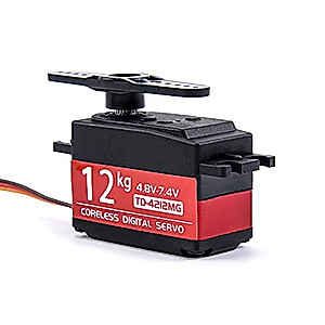 Waterproof 12kg Servo 180 Dgree Metal Gear High Speed Digital Servo Motor for Helicopter Tail Robot Car Drone Boat