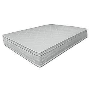 Best Price Mattress 10 Inch Euro-Top Pocket Spring-Mattress - Motion Isolation Individually Encased Pocket Springs, Comfort Foam-Top, CertiPUR-US Certified Foam, Queen White