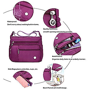 MINTEGRA Women Shoulder Handbag Roomy Multiple Pockets Bag Ladies Crossbody Purse Fashion Tote Top Handle Satchel