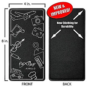 Airplane Travel Essentials for Flying Flex Flap Cell Phone Holder & Flexible Tablet Stand for Desk, Bed, Treadmill, Home & in-Flight Airplane Travel Accessories - Travel Must Haves Cool Gadgets