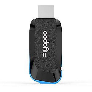 FIYAPOO Wireless Display Dongle 4K, WiFi HDMI Display Receiver, Miracast Airplay Dongle Adapter Screen Mirroring from Phone/Pad to TV/Projector, Support Miracast DLNA AirPlay Netflix