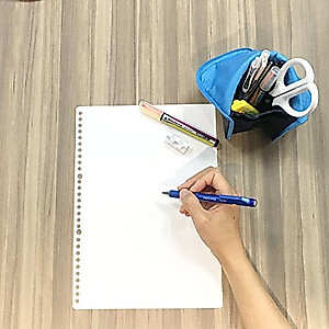 Kokuyo Campus Loose Leaf Paper for Binders, Business Type, Sarasara Smooth Writing, A4, 5mm Grid Ruled, 30 Holes, 100 Sheets, pH Neutral, Bleed Resistant, Japan Import (NO-G806S-5N)