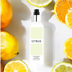 CITRUS ALCOHOL-FREE Fine Fragrance Mist by Body Botanic 5 Fl Oz 148 Ml - an Incredibly Uplifting Blend of Grapefruit, Fresh Bergamot, Mandarin and Lemon Zest (Citrus)