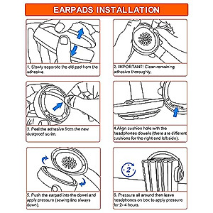 FEYCH Beats Studio Replacement Earpads 2 Pieces Noise Isolation Memory Foam Ear Cushions Cover for Beats Studio 2.0 Wired/Wireless B0500 B0501 Headphone & Beats Studio 3.0 (Red)