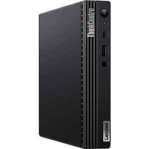 Lenovo ThinkCentre M70q 11DT00FGUS Desktop Computer -Intel Core i5 10th Gen i5-10400T Hexa-core (6 Core) 2 GHz - 8 GB RAM DDR4 SDRAM - 256 GB NVMe M.2 PCI Express NVMe SSD - Tiny - Black