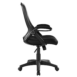 Modway Assert Mesh Adjustable Swivel Computer Desk Office Chair In Black