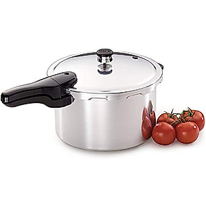 Presto 8-Quart Aluminum Pressure Cooker, Silver