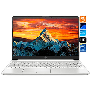 HP [Windows 11 Pro] 15.6" HD Touchscreen Business Laptop, 11th Gen Intel Core i3-1115G4 Processor, 12GB RAM, 256GB SSD, HDMI, WiFi, Type-C, Long Battery Life, Silver, PCS