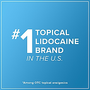 Aspercreme Essential Oils Lidocaine Pain Relief With Lavender, Roll-On No Mess Applicator, 2.5 oz.