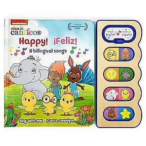 Canticos Happy! ¡Feliz! 8 Bilingual Songs (English and Spanish Edition) (Nick Jr. Canticos)