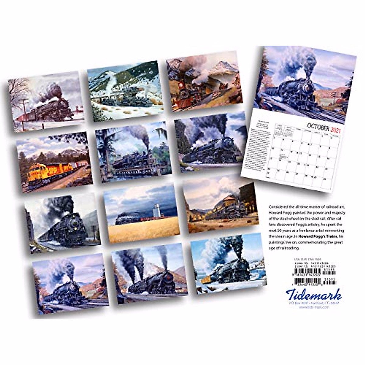 Howard Fogg's Trains 2021 Wall