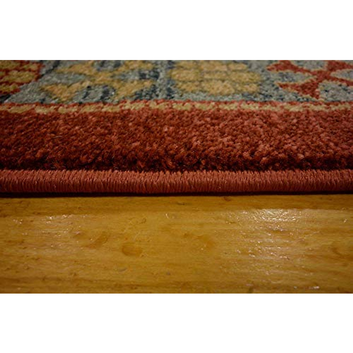 Unique Loom Sahand Collection Traditional Geometric Classic Red Area Rug (7' 0 x 10' 0)