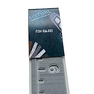 Next Level Inc | Fish Ruler | SeaDek | 36 inch Fish Measurement Tool | Perfect for Boats and Kayaks | Storm Gray/Cool Gray