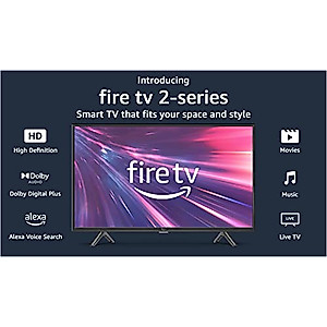 Introducing Amazon Fire TV 32" 2-Series 720p HD smart TV, stream live TV without cable