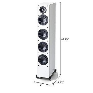 Paradigm Monitor SE 6000F Floor Standing Speaker in Gloss White (Single)