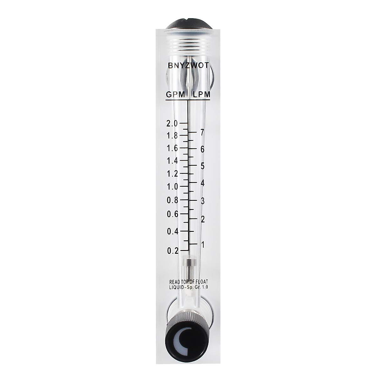 BNYZWOT Tubig Liquid Daloy ng Metro Flowmeter 1/2 PT Thread M-15 0.2-2GPM 1-7LPM