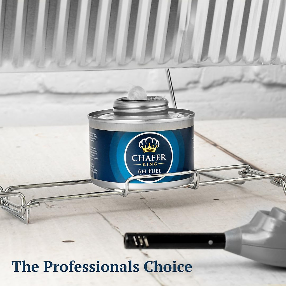 4 Full Size (For Price of 3) Disposable Buffet set with Spoons and Forks, Non-Stick Aluminum, Premium Chafing Dish Set for Events, Parties, Catering