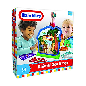 Little Tikes Animal Zoo Bingo Multi-Player Kids Game, Multicolor