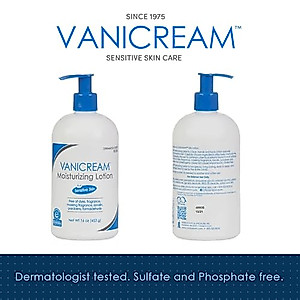Vanicream Moisturizing Lotion with Pump | Fragrance and Gluten Free | For Sensitive Skin | 16 Ounce (Pack of 1)