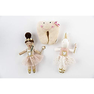 Mud Pie Ballerina Tooth Fairy Doll 9x4 Inch (Pack of 1)