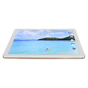 FOLOSAFENAR Smart Tablet, Tablet 2 in 1 10.1 Inch 8 Core Dual Box Speakers for Reading for Working (US Plug)