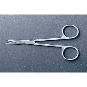 McKesson 43-1-104 Iris Tissue Scissor, Straight, 4-1/2" Length, 4.5" Length