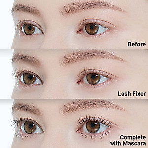 ETUDE Dr. Mascara Fixer For Perfect Lash 01 (Natural Volume Up) NEW 21AD | Long-Lasting Smudge-Proof Mascara Fixer with Care Effect | Eyelash Primer | Korean Makeup