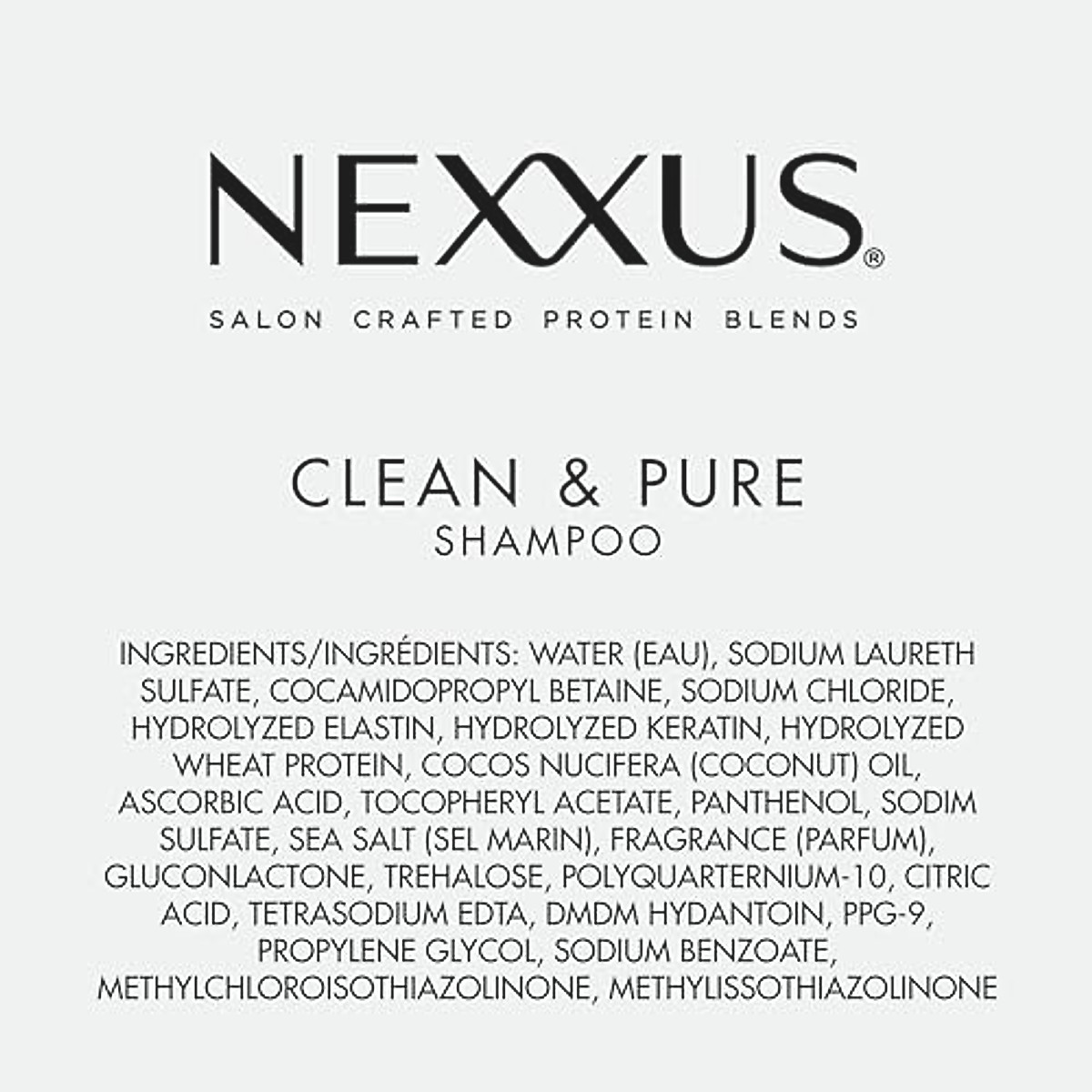 Nexxus Clean & Pure Hair Regimen Pack Shampoo, Conditioner and Scrub Detox Hair Products Sulfate Free, Silicone free, Paraben Free 3 Count