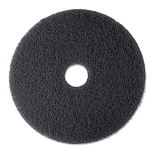 3M Black Stripper Pad 7200, 13" Floor Care Pad (Case of 5)