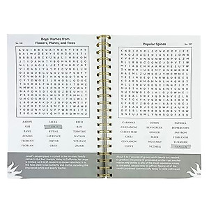 Smithsonian Word Search Gardens & Plants - Beautiful Botanicals Spiral-Bound Puzzle Multi-Level Word Search Book for Adults Including More Than 200 Puzzles (Brain Busters)