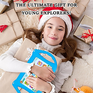 RliyOliy Kids Tablet, 7 inch Android 12 Tablet for Kids, 3GB RAM 32GB ROM Toddler Tablet with Bluetooth, WiFi, GMS, Parental Control, Dual Camera, Educational, Games(Blue)