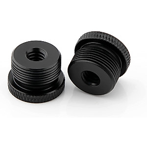 Mic Stand Adapter 1/4 Female to 5/8 Male Screw Thread Adapter Tripod Screw Adapter (3 PCS)