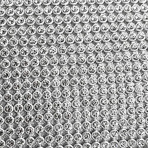 KALINNU Evening Party Clutch Handbag Bling Shiny Sparkly Rhinestone Wedding Purse for Women (Silver)