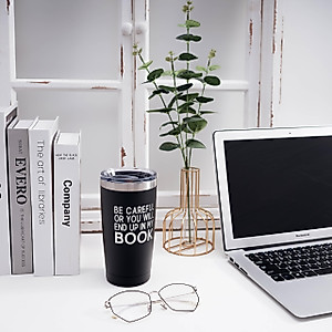ARIABLE Writer Gifts for Men & Women, Cool Gifts for Authors, Appreciation Present for Birthday, Christmas, 20oz Engraved Tumbler, Black