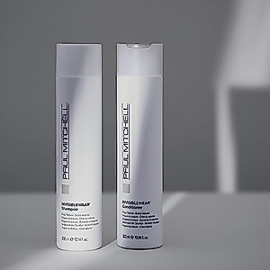Paul Mitchell Invisiblewear Shampoo, Preps Texture + Builds Volume, For Fine Hair, 10.14 fl. oz.