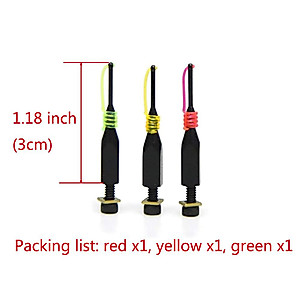 AMEYXGS Bow Sight Replacement Pins 0.019" /0.029" Fiber Optics Bow Sight Accessories 3pcs/Pack (0.029")