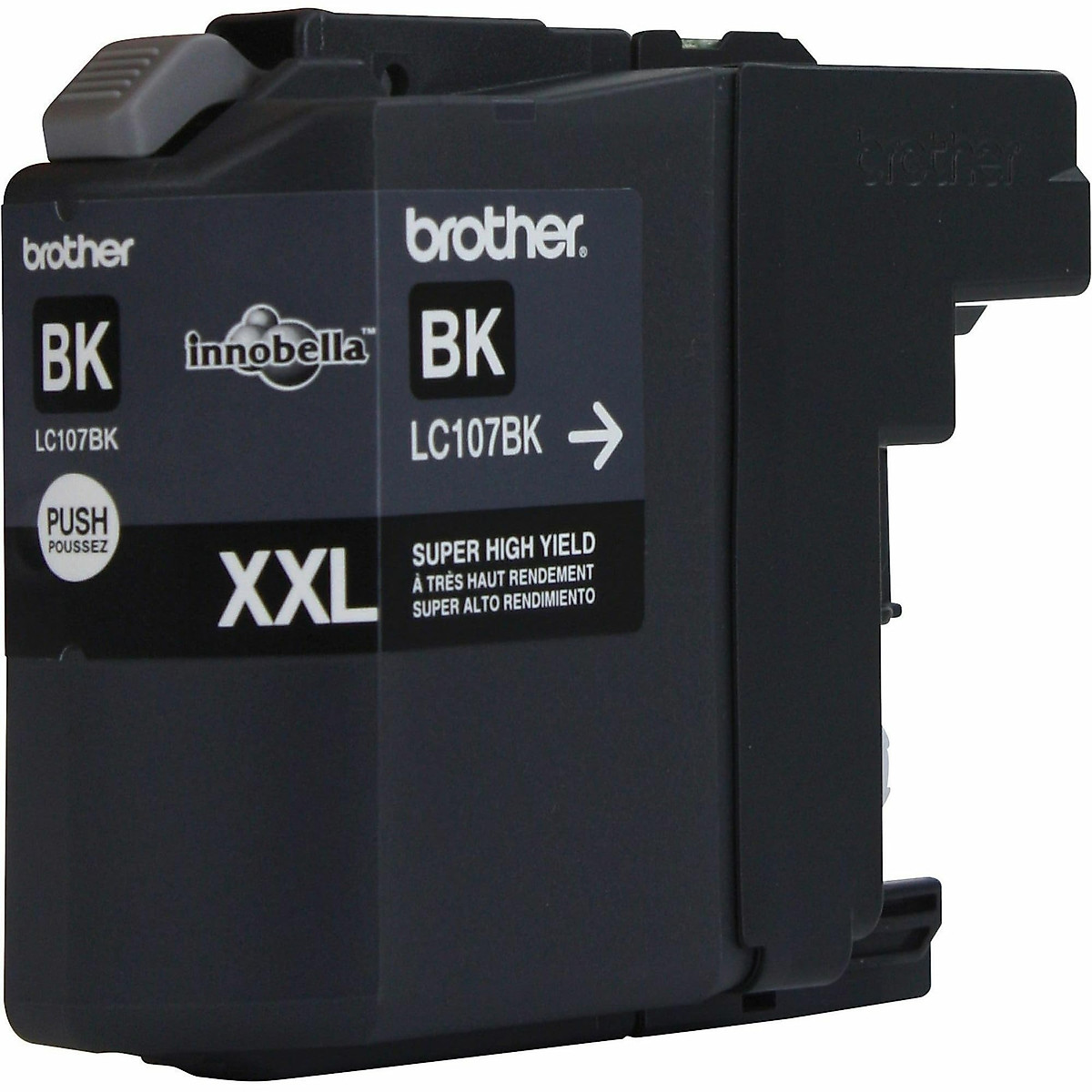 Brother Printer LC107BK Super High Yield Cartridge Ink, Black