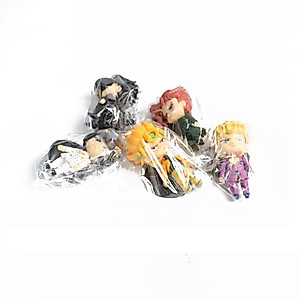 ToysClubUS Toys Club US Set of 5 Pcs of Giorno Giovanna Bruno Bucciarati Kakyoin Noriaki Kujo Jotaro DIO Stands JoJo's Bizarre Adventure: Gol