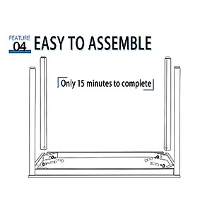 BEST BOARD Writing Computer Desk Modern Simple Study Desk Industrial Style Laptop Table for Home Office Brown Notebook Desk (24x63 Inches)