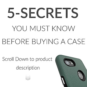 Crave Pixel 3a Case, Dual Guard Protection Series Case for Google Pixel 3a - Forest Green