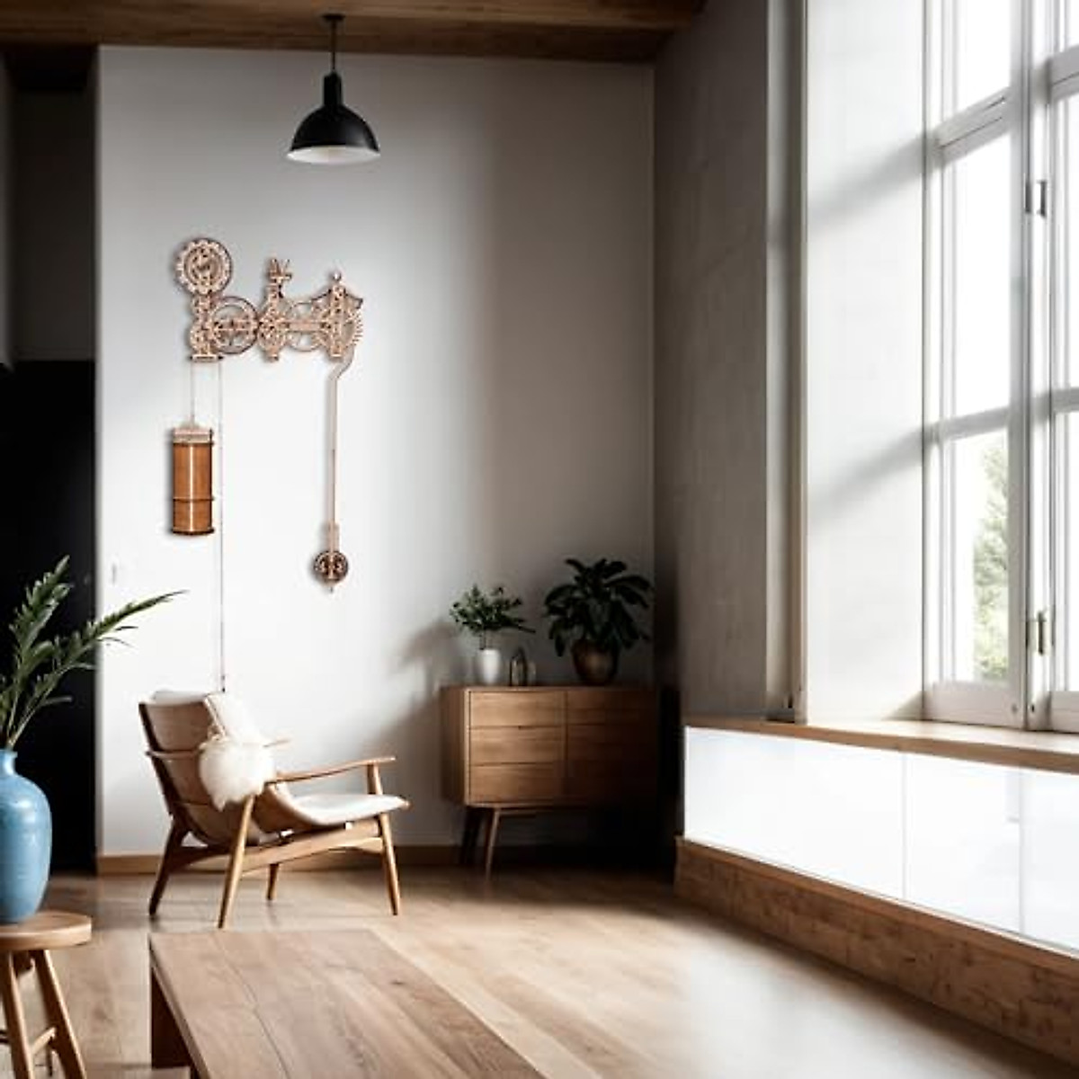 WOODEN.CITY Steampunk Wooden Clock Kit - 3D Puzzles for Adults - Hobbies for Men Model Kits