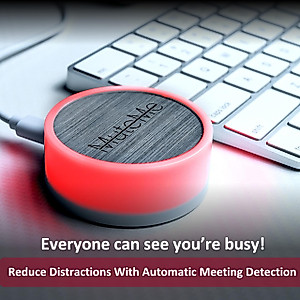 MuteMe - Illuminated Physical Mute Button for Zoom, Teams, WebEx & More (As Seen on Shark Tank)! Mac/PC Compatible. USB Cord & Adapter Included. Free Software Download Required.