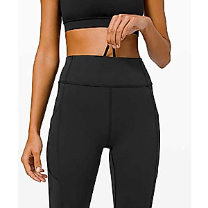 LULULEMON Invigorate High-Rise Crop 23" (Black, 4)