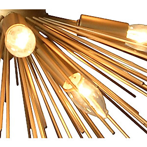 AA Warehousing 12 Light Gold Finish Chandelier