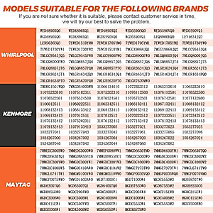 Upgraded 4392065 Dryer Maintenance Repair Kit by Beaquicy - Replacement for Whirlpool Ken-More Crosley Admiral Amana Dryer - Package Includes 349241t Drum Roller 341241 Belt and 691366 Idler Pulley